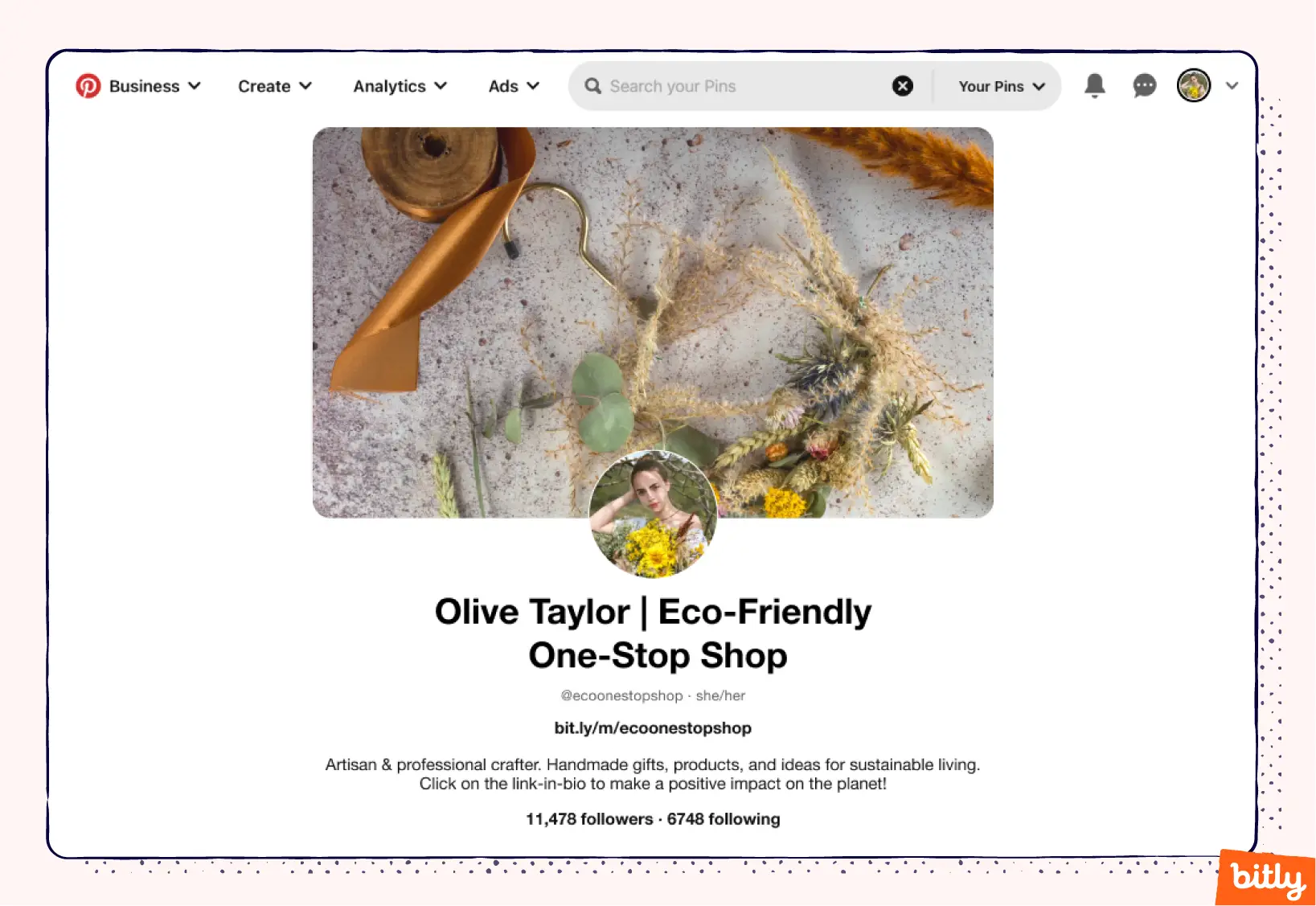 Pinterest Bio: Examples, Tips & FAQs | Bitly